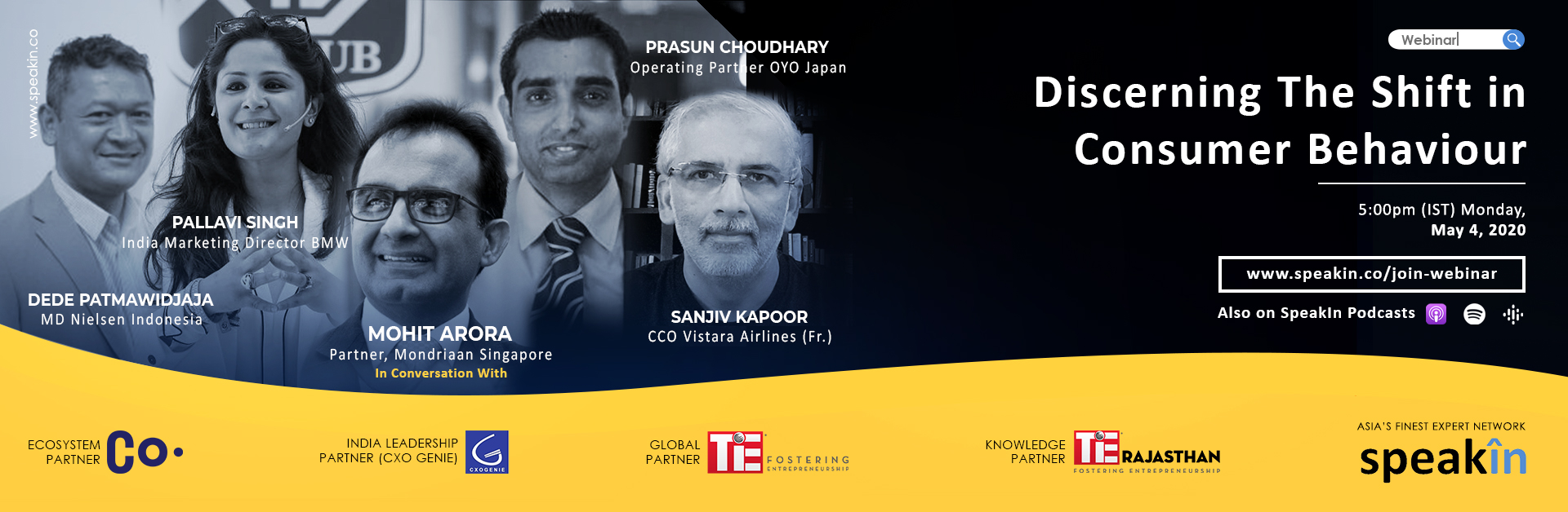 Discerning The Shift in Consumer Behavior | SpeakIn LIve Session