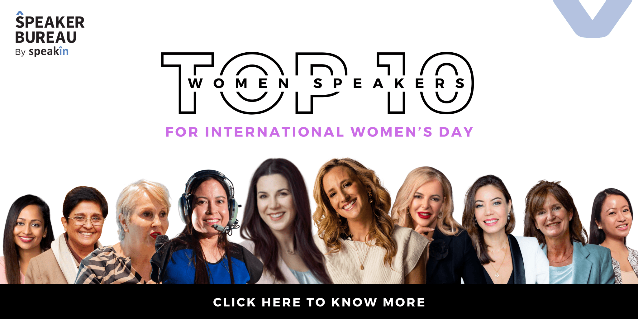 Top 10 International Women Speakers for IWD 2025