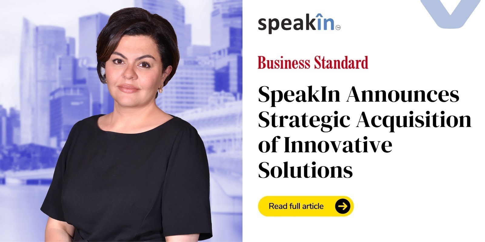 SpeakIn Announces Strategic Acquisition of Innovative Solutions